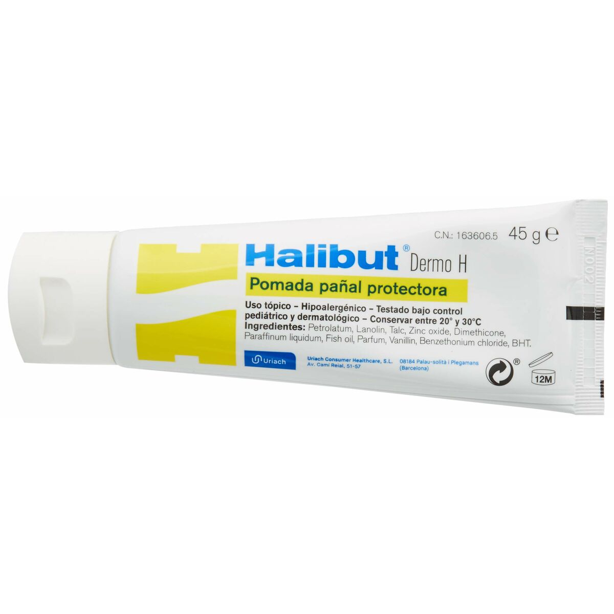 Protective Nappy Cream Halibut Dermo H 2 x 45 g Ointment – Bricini ...